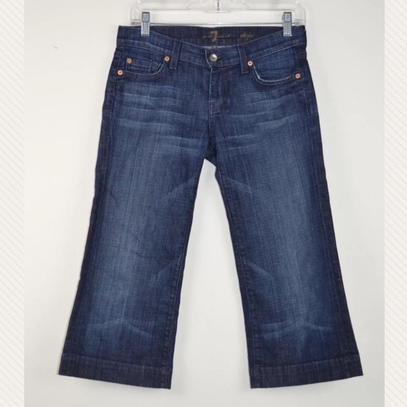 7 For All Mankind | Jeans | 7fam Dojo 26 Cropped Capri Jeans W 295 X I ...
